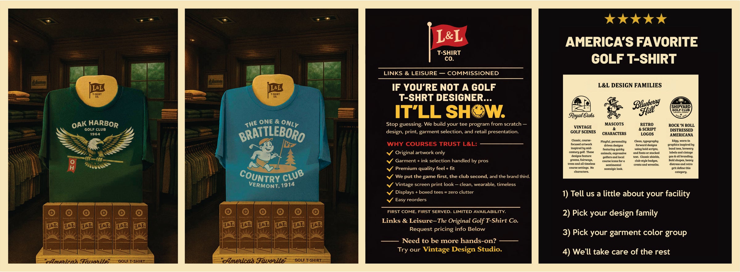 Commissioned Tees – Links & Leisure